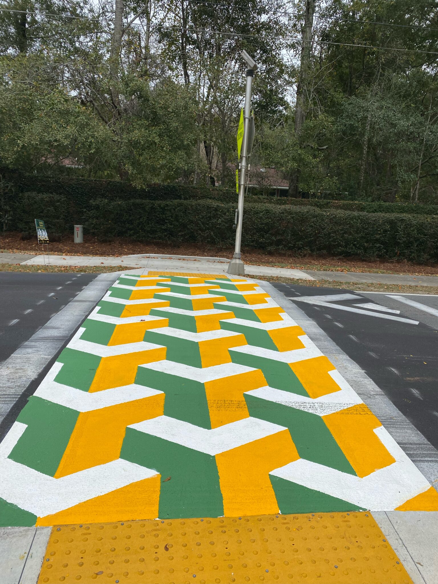 1st Elevated & Artistic Crosswalks Installed to Improve Safety and ...